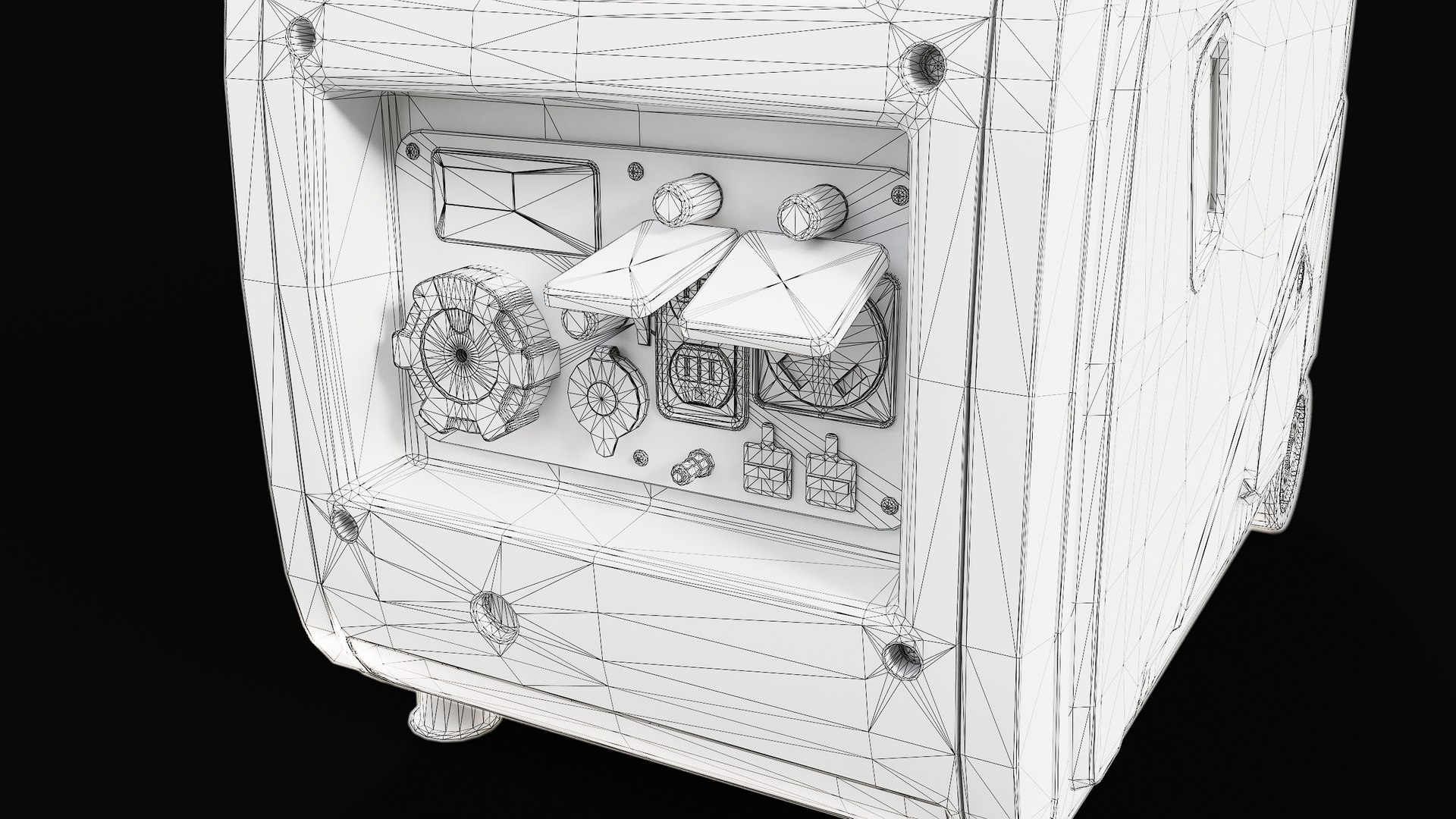 3D Model Generic Portable Generator - PBR Game Ready - TurboSquid 2135078