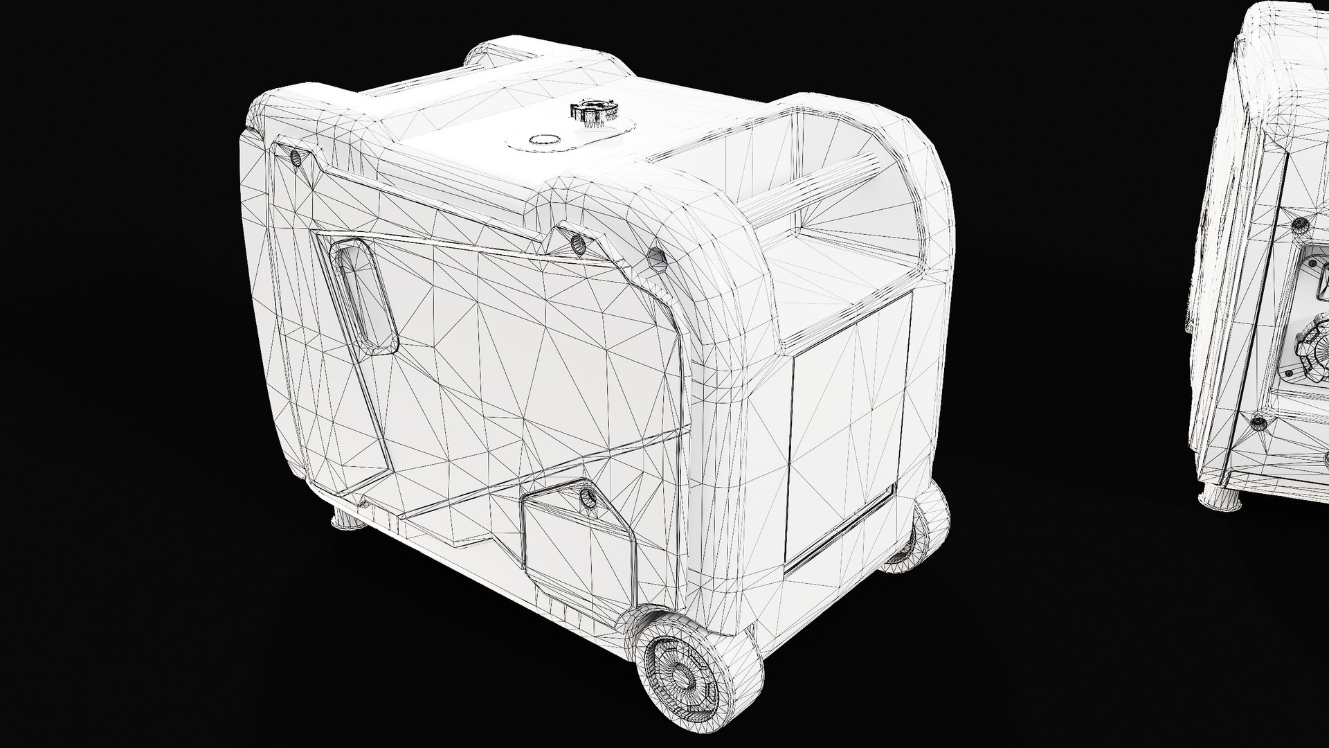 3D Model Generic Portable Generator - PBR Game Ready - TurboSquid 2135078