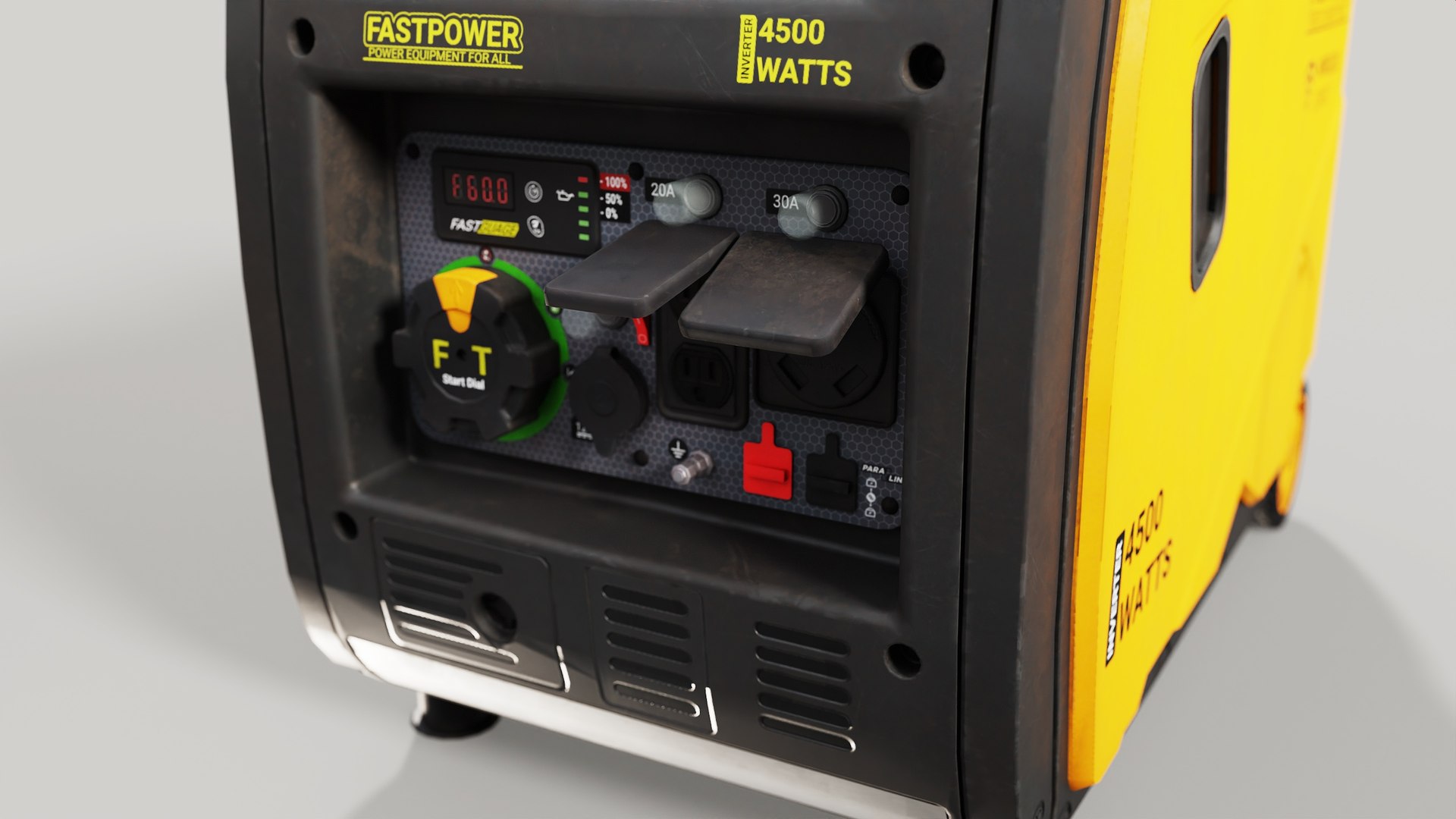 3D Model Generic Portable Generator - PBR Game Ready - TurboSquid 2135078