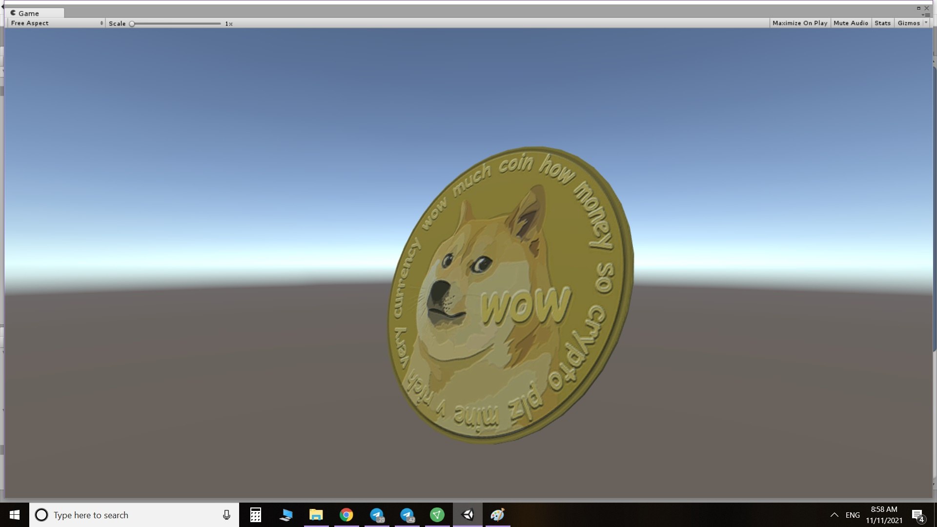 Dogecoin Logo 3D Model - TurboSquid 1813298