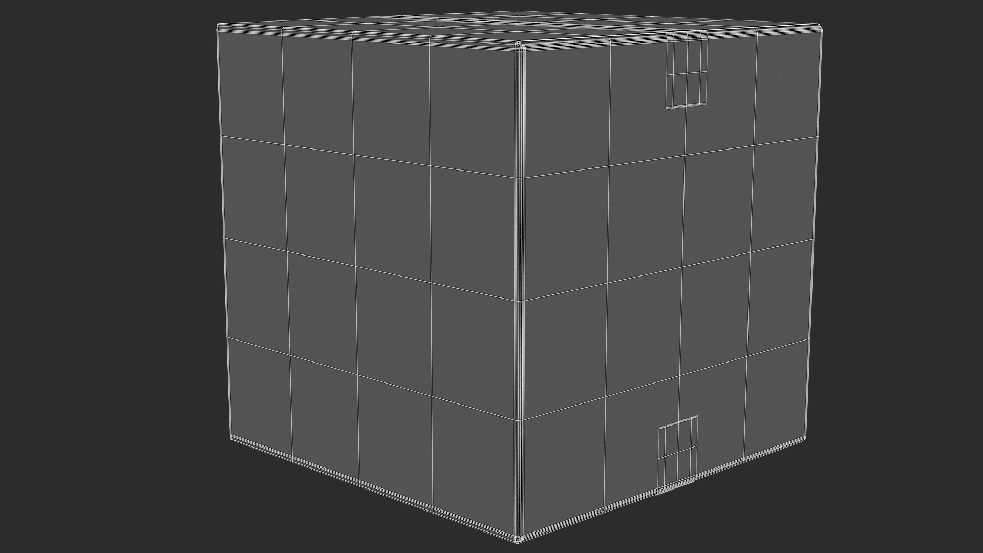 3d Cardboard Box 1 Closed V1 Turbosquid 2287067 