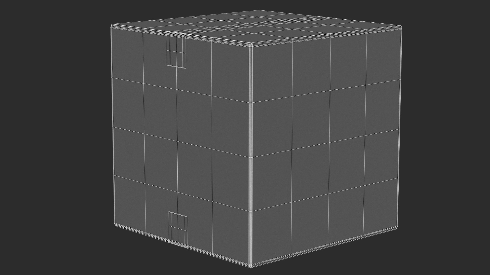 3D Cardboard Box 1 Closed V1 - TurboSquid 2287067