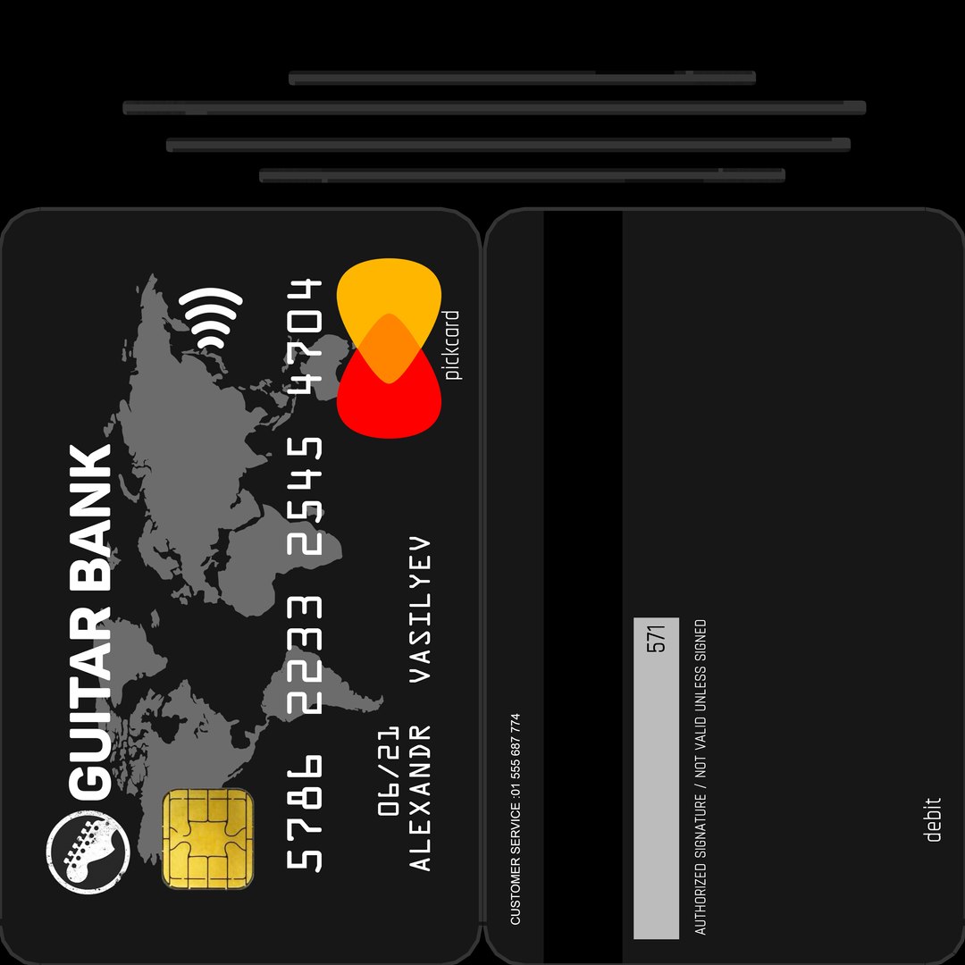 Free Bank Card Model - TurboSquid 1601393
