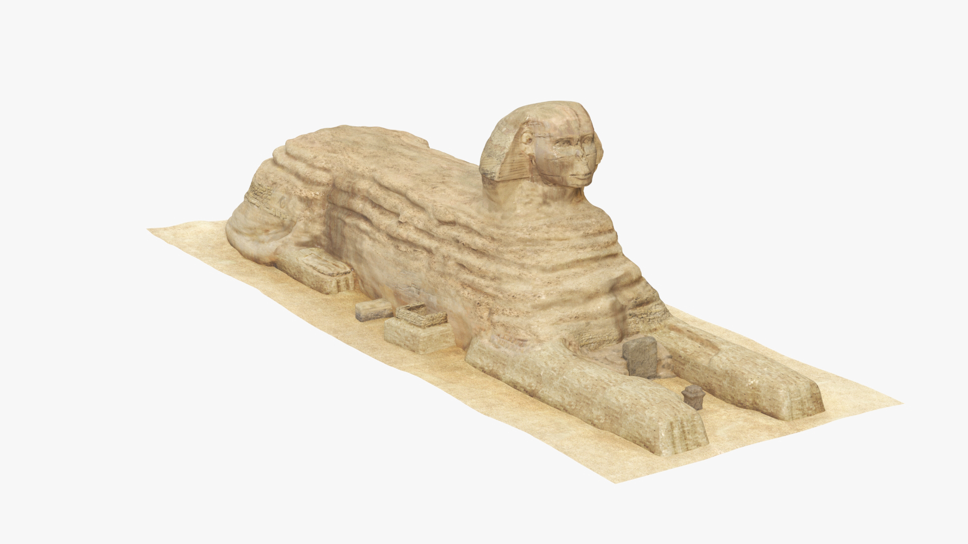 The Great Sphinx 3D Model - TurboSquid 2130142