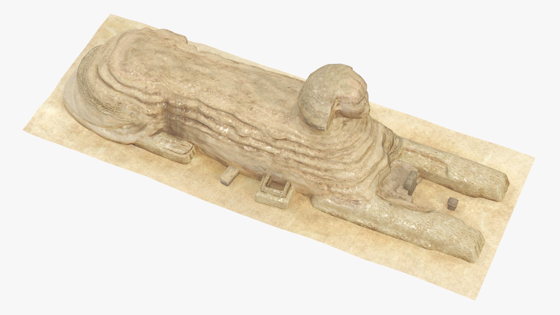 The Great Sphinx 3D model - TurboSquid 2130142