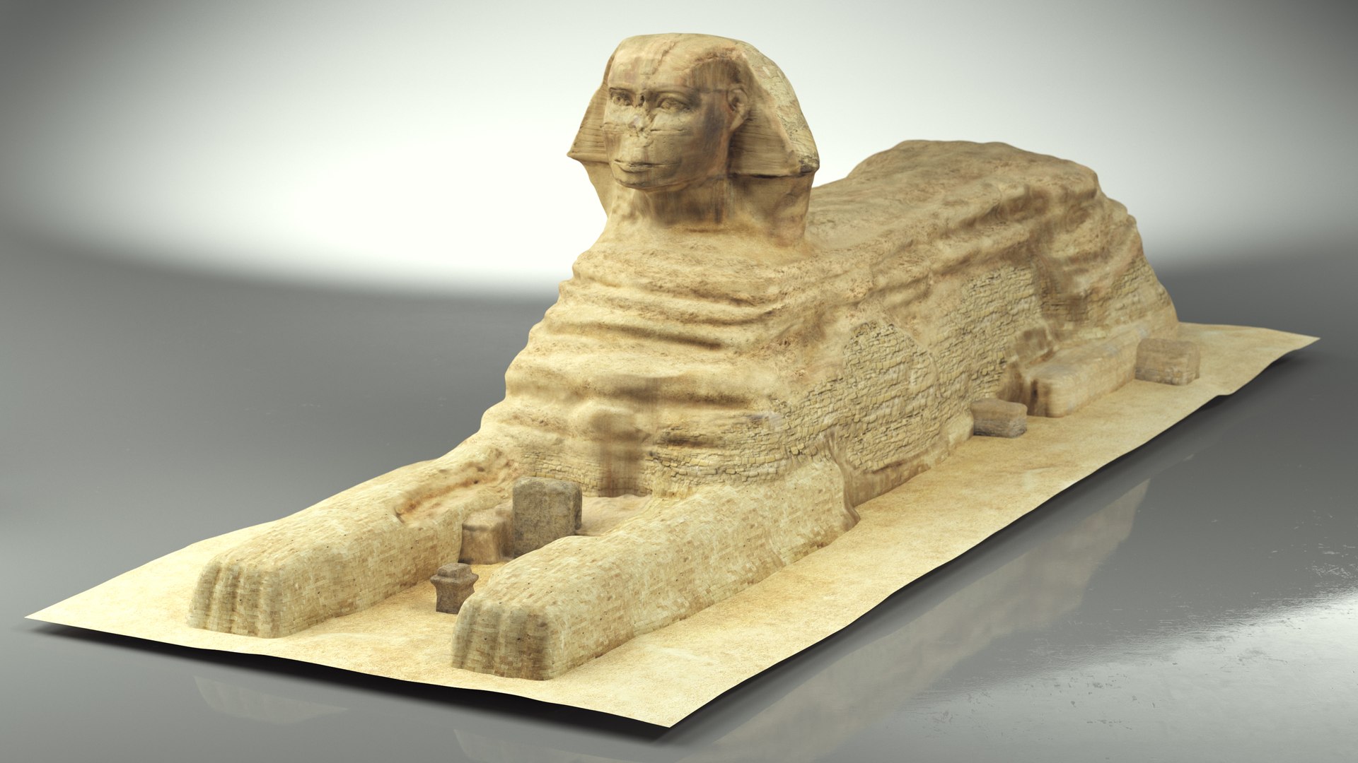 The Great Sphinx 3D model - TurboSquid 2130142