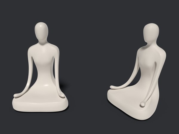 3D Meditating Models | TurboSquid