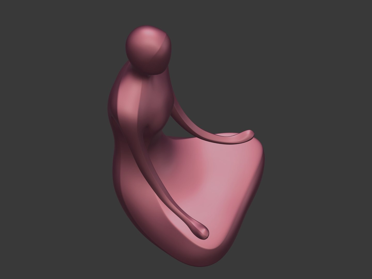 Abstract Meditation Statue 3D - TurboSquid 1314981