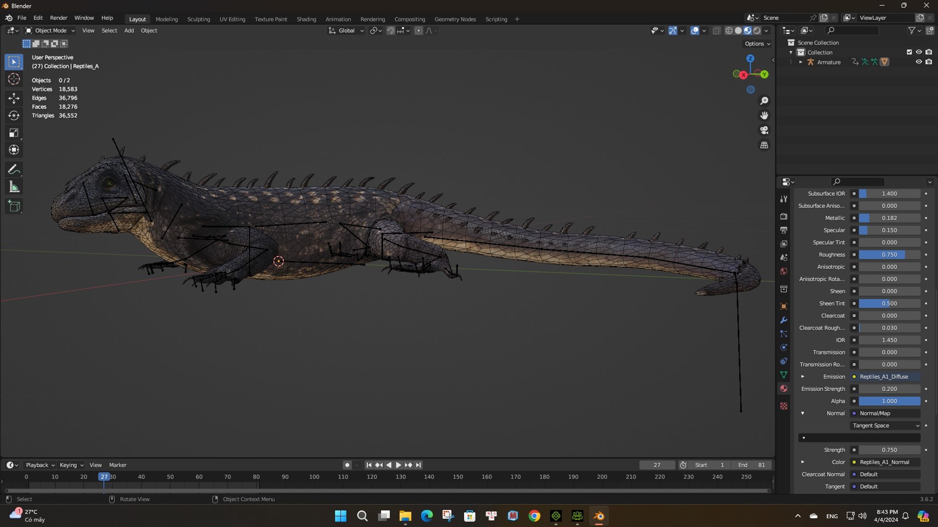 Reptiles-A1 3D Model - TurboSquid 2466999