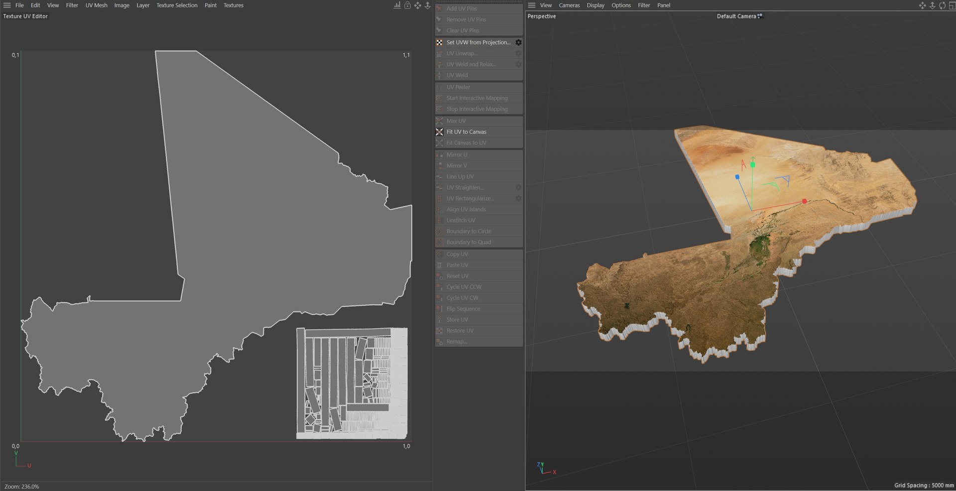 3D Mali Terrain Map Model - TurboSquid 2336526