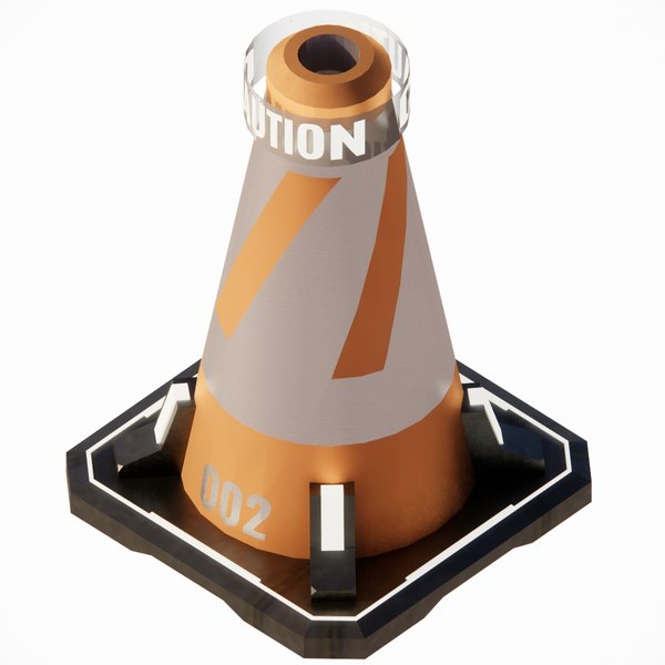 Sci-fi Traffic Cone 002 model - TurboSquid 1971687