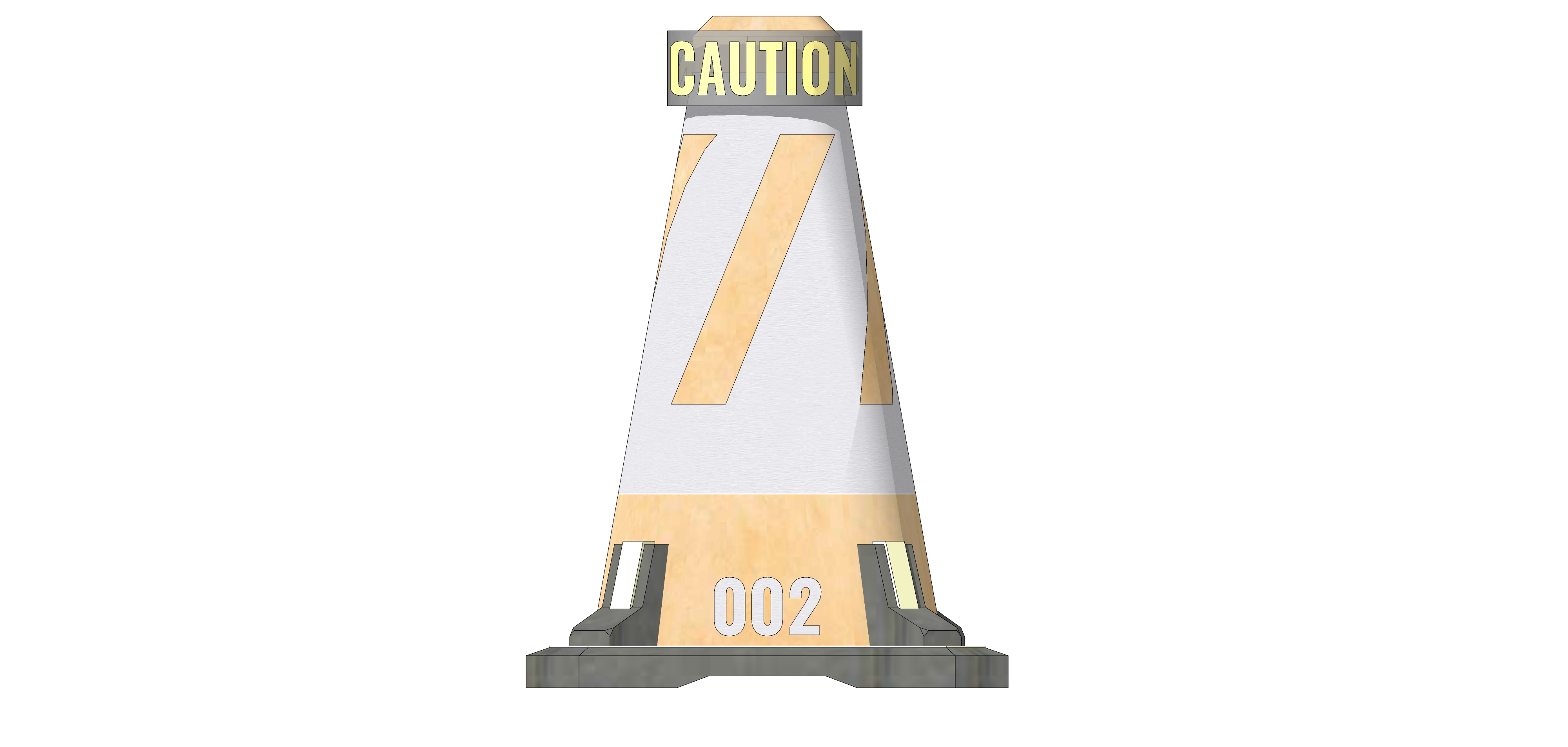 Sci-fi Traffic Cone 002 model - TurboSquid 1971687