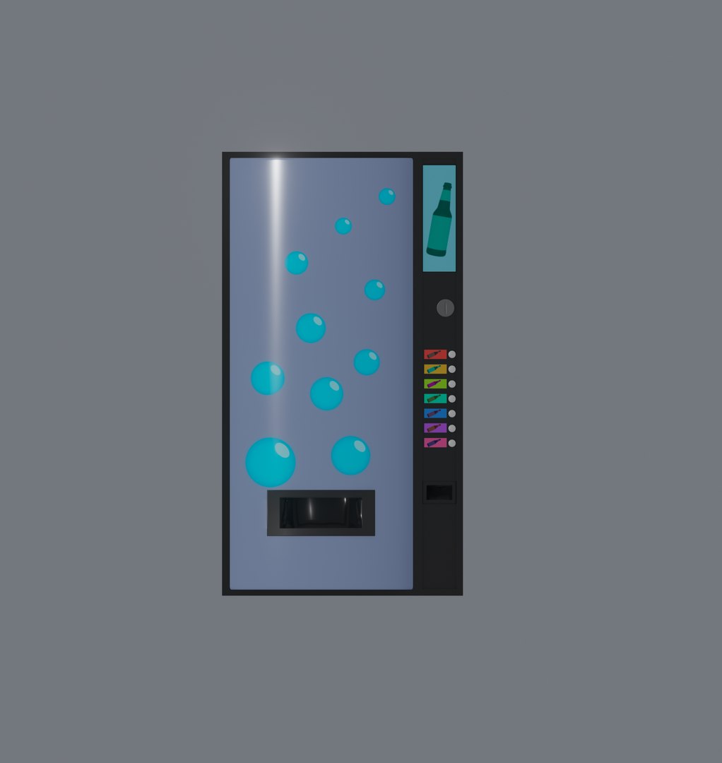 Colors Vending Machine Model - TurboSquid 1663730