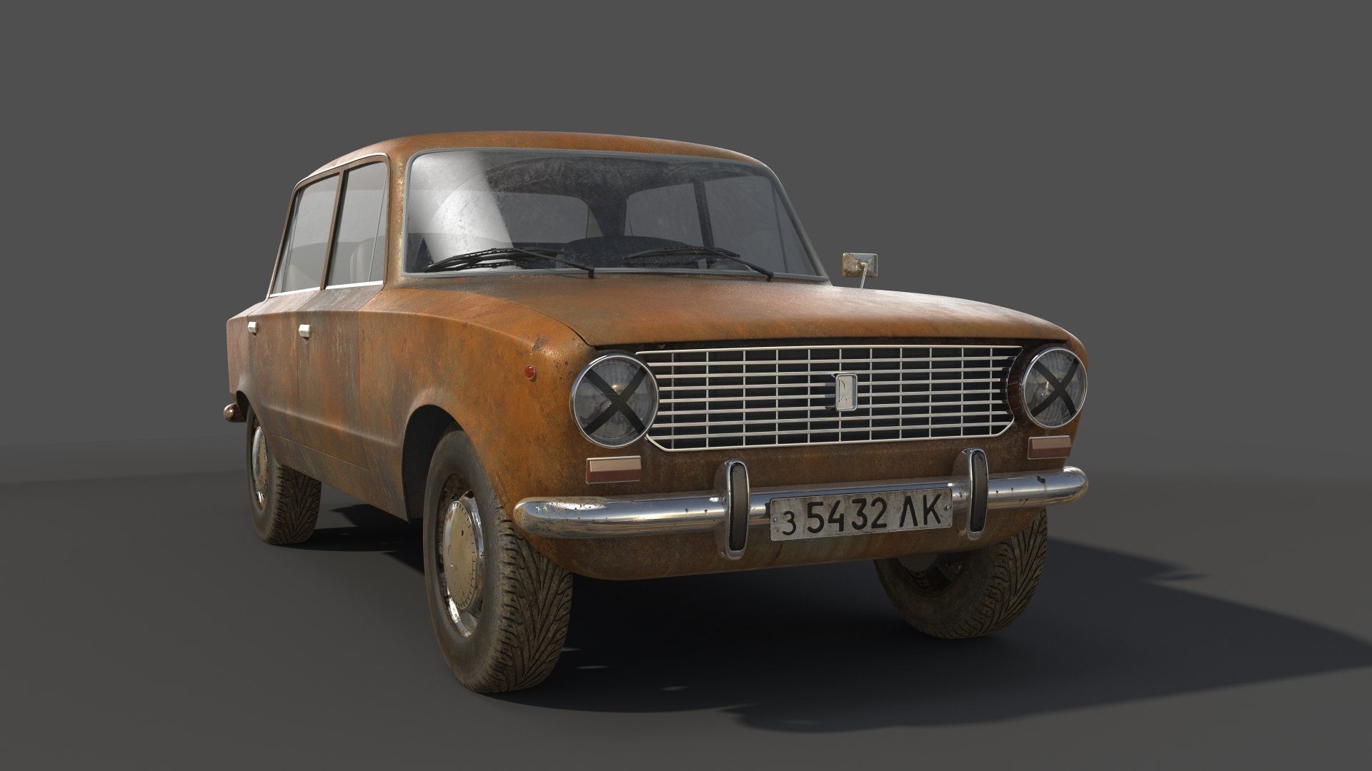 3d Model Rusty Vaz 2101
