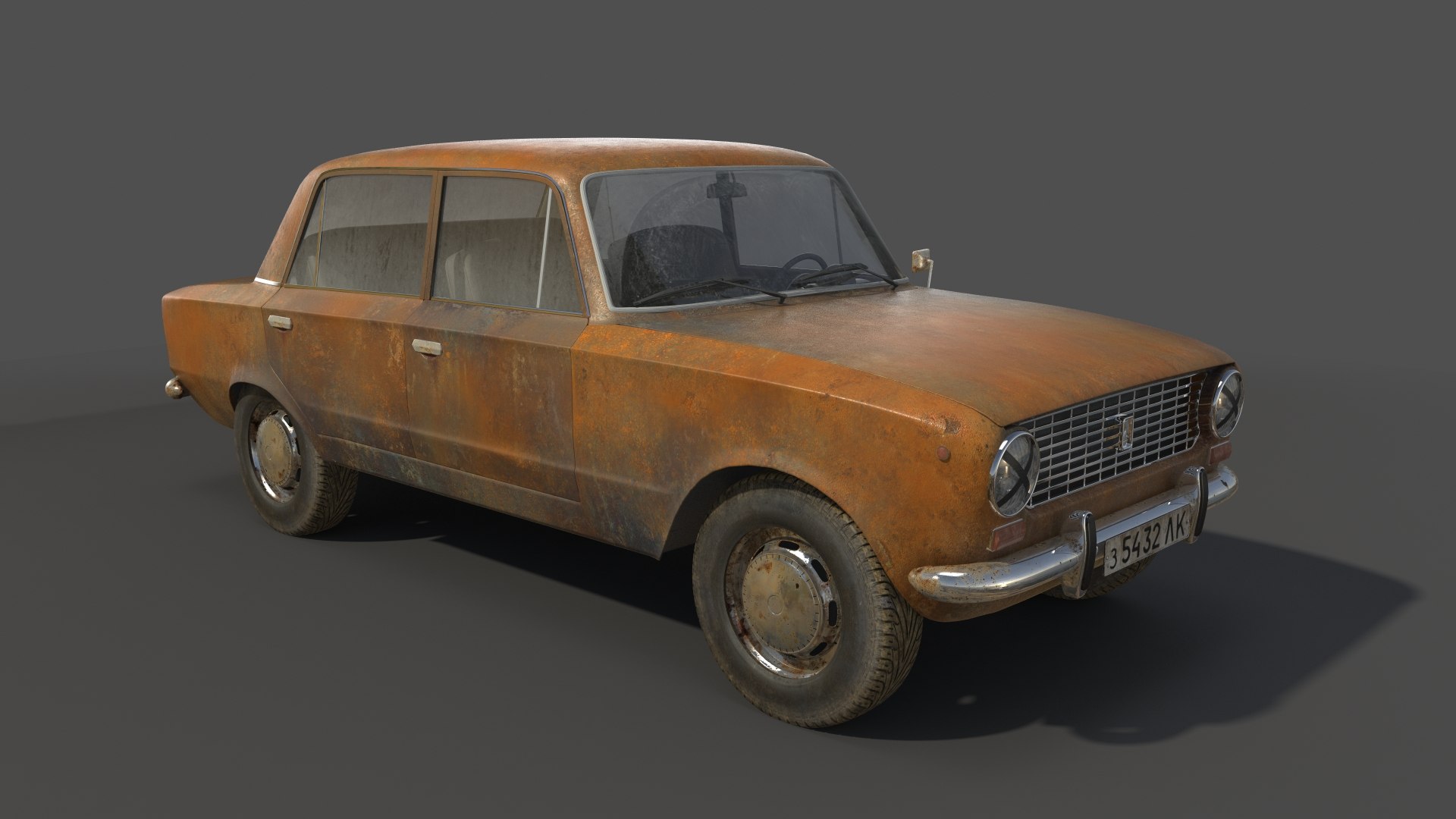3d Model Rusty Vaz 2101