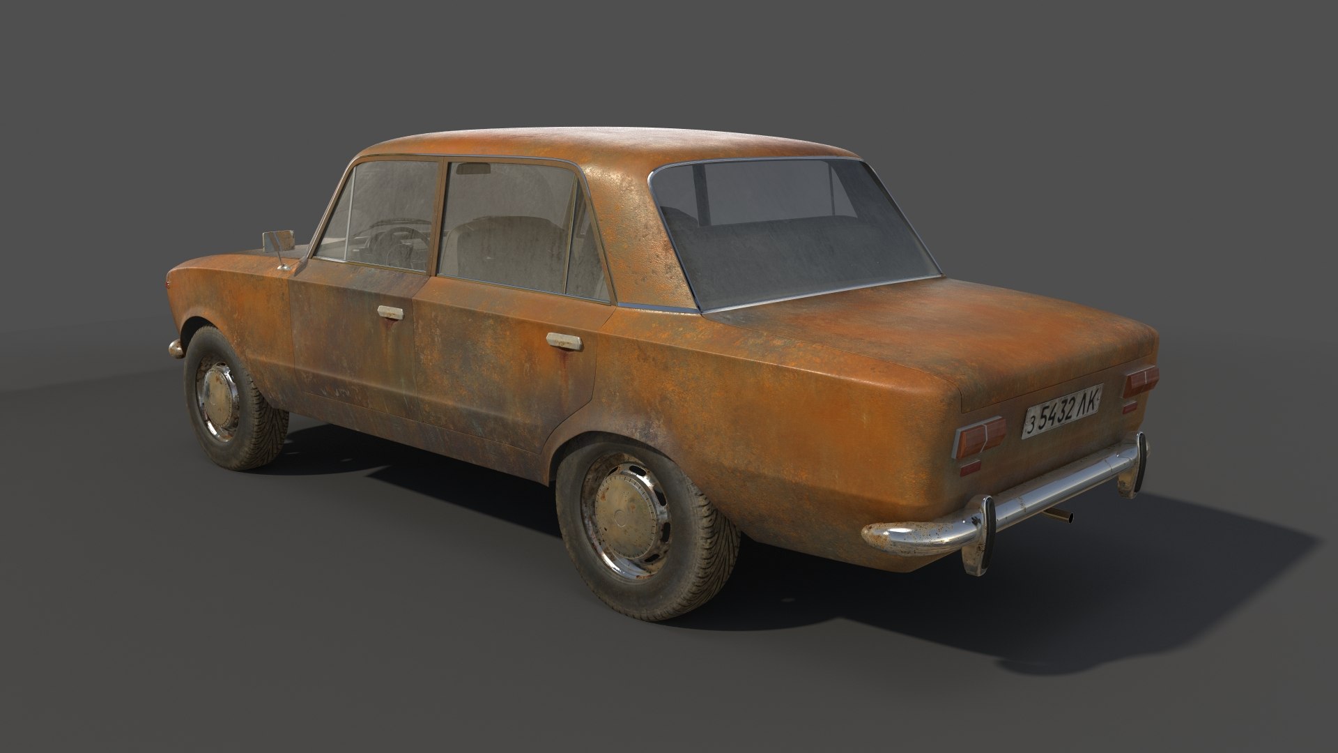 3d Model Rusty Vaz 2101