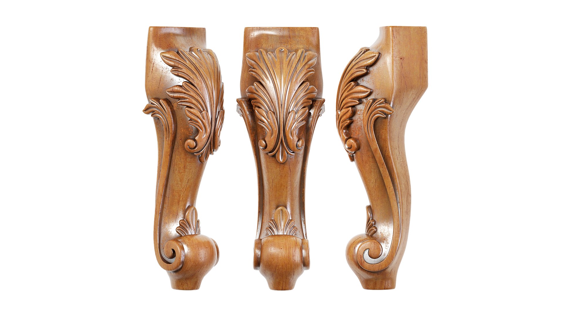 Classic leg 031 3D model - TurboSquid 1953554