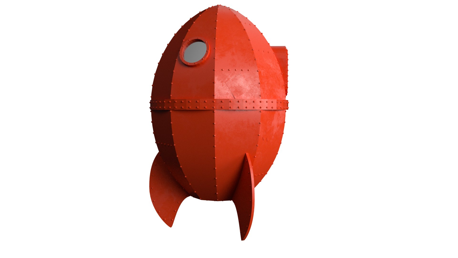 3D Moon Rocket - Wallace And Gromit - TurboSquid 1947505