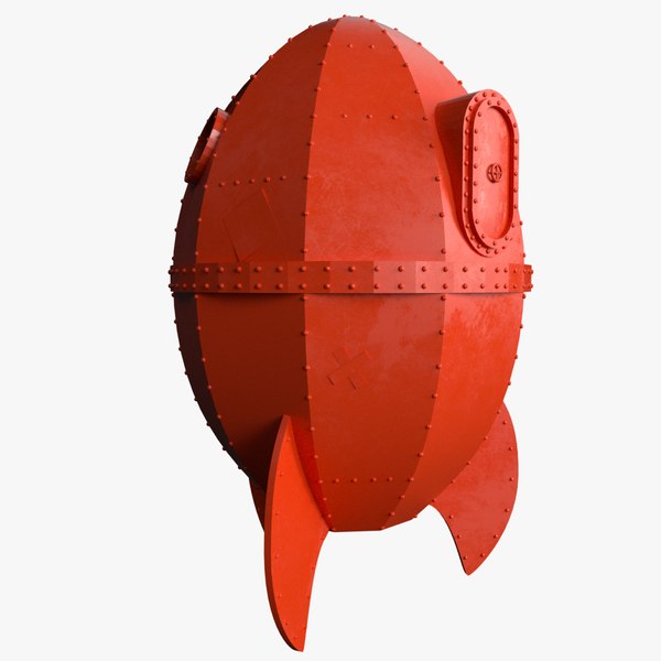 3D Moon Rocket - Wallace and Gromit - TurboSquid 1947505