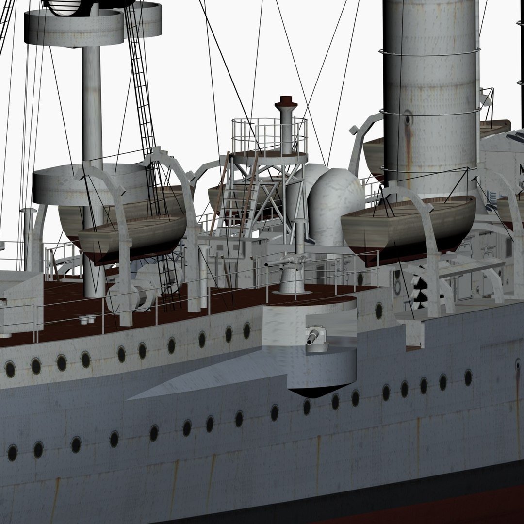 Sms Dresden Cruiser Imperial 3d Max