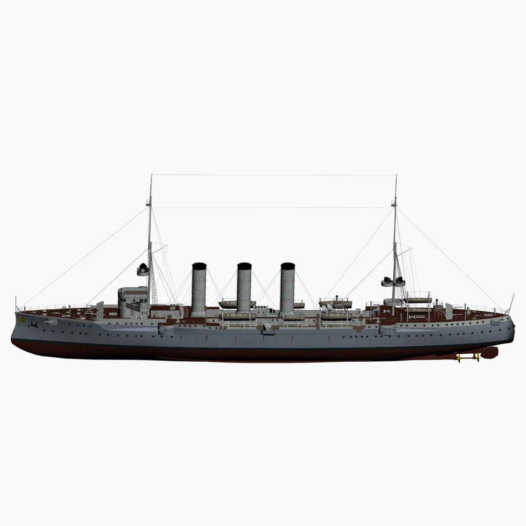 Sms Dresden Cruiser Imperial 3d Max