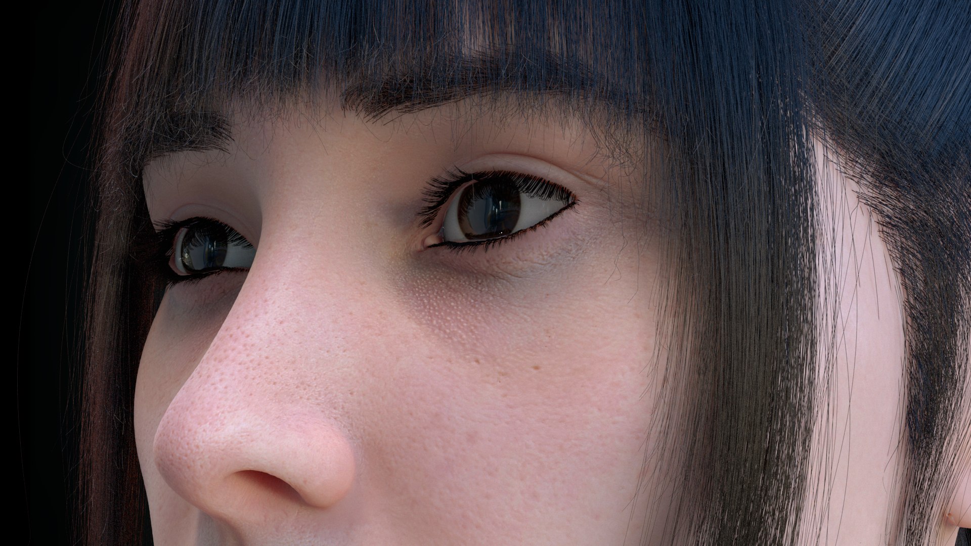 Female Character Rig Head Face 3D Model - TurboSquid 1584031