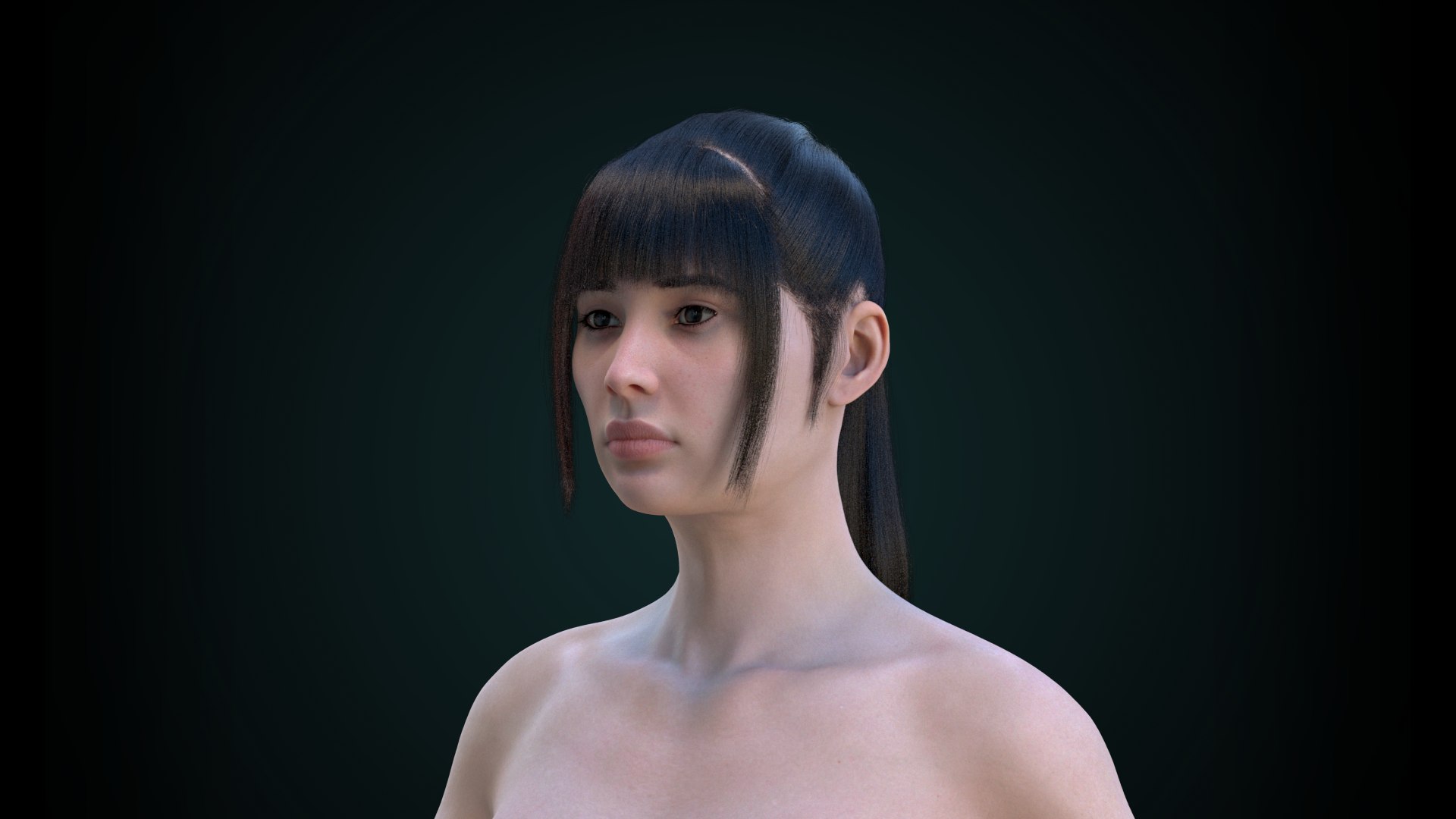 Female Character Rig Head Face 3D Model - TurboSquid 1584031