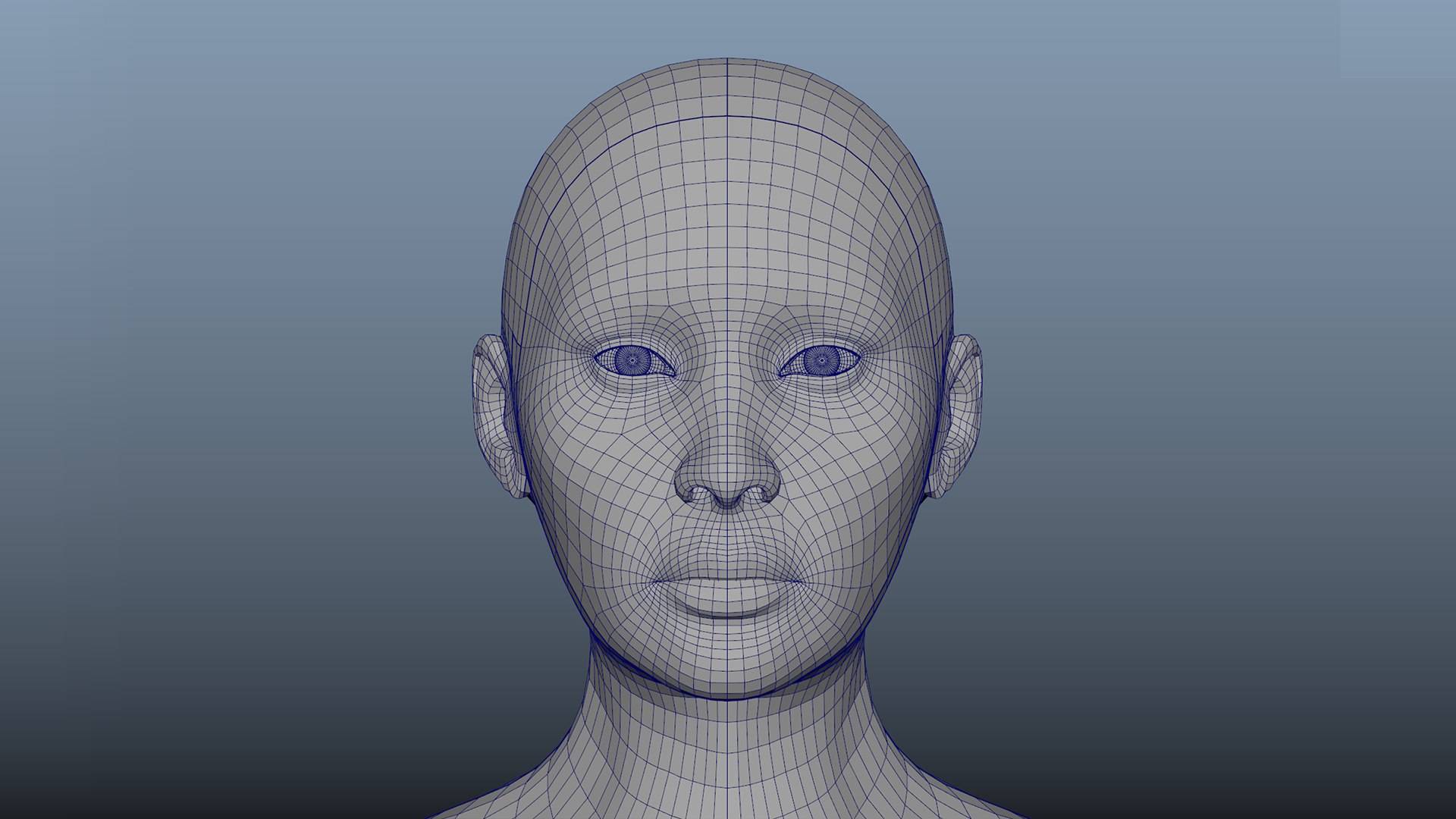 Female Character Rig Head Face 3D Model - TurboSquid 1584031