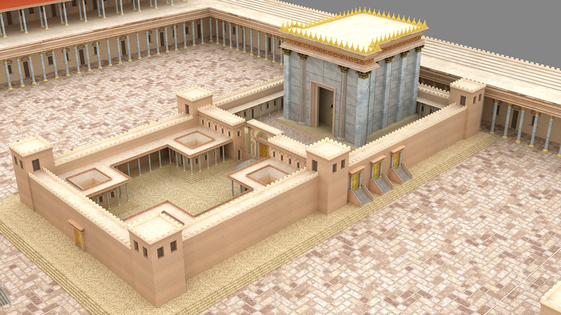 3D Solomon Second Temple - TurboSquid 2382202