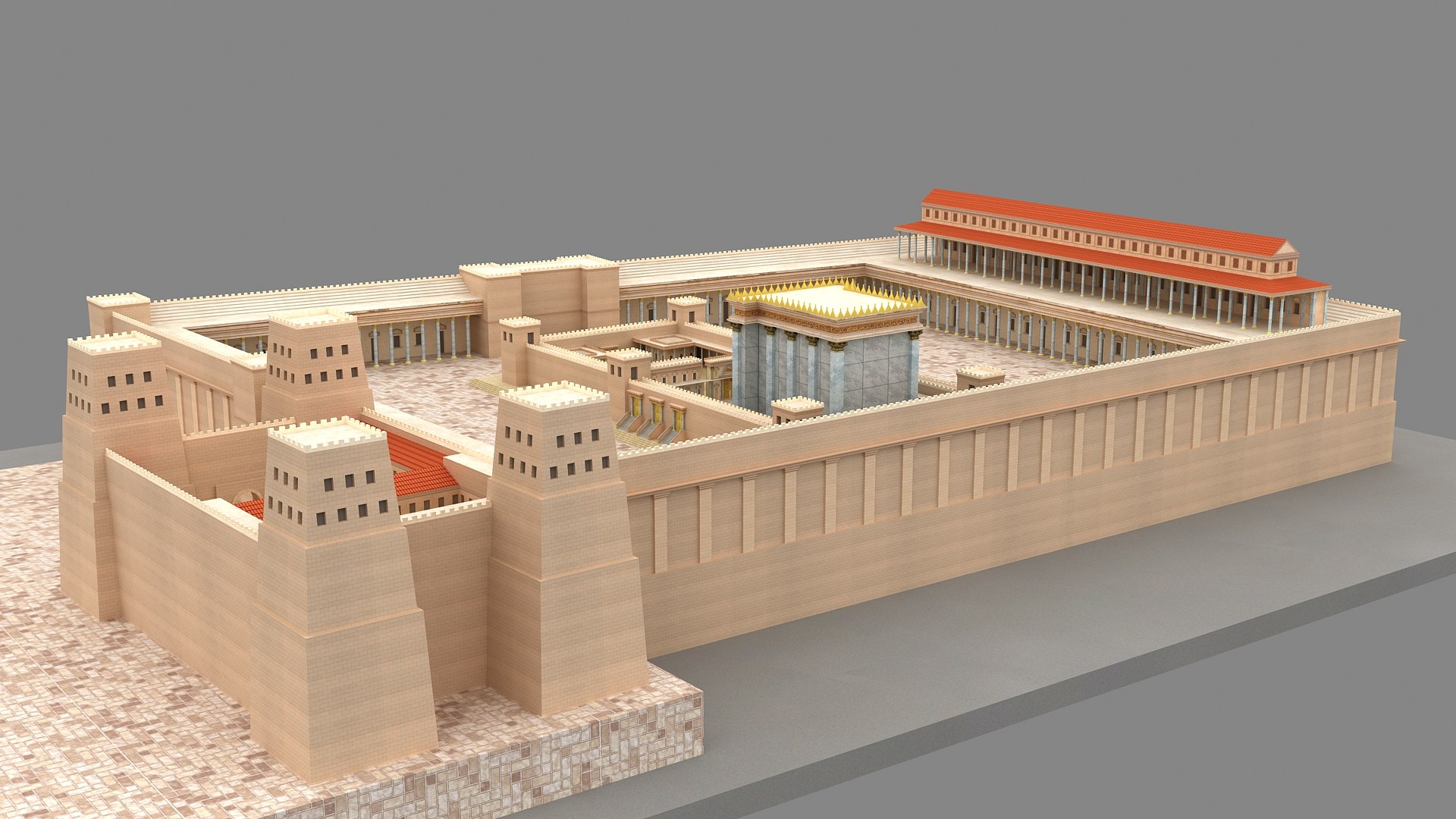 3D Solomon Second Temple - TurboSquid 2382202