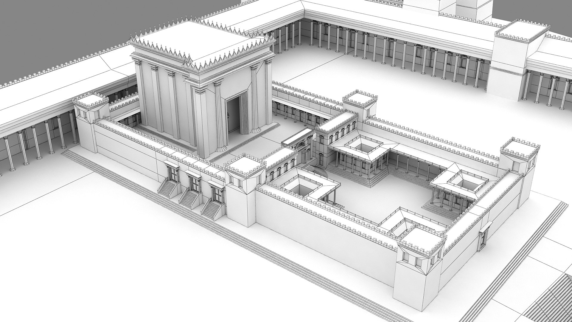 3D Solomon Second Temple - TurboSquid 2382202