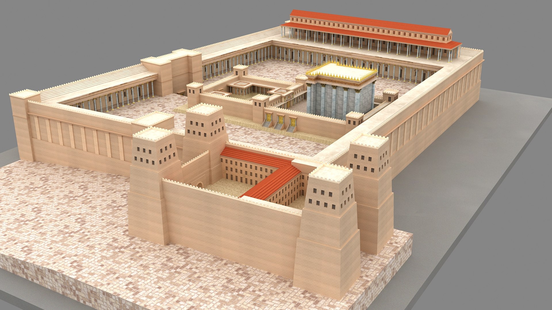 3D Solomon Second Temple - TurboSquid 2382202