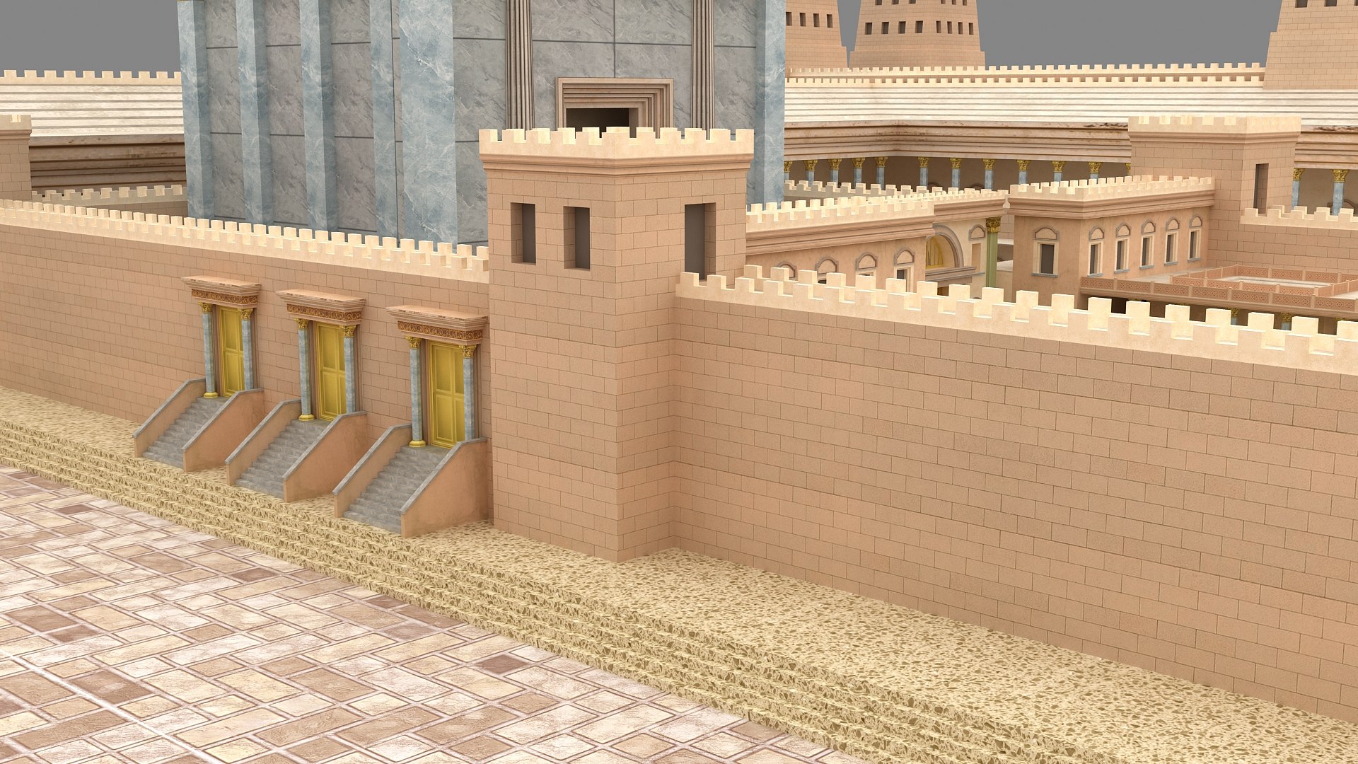 3D Solomon Second Temple - TurboSquid 2382202