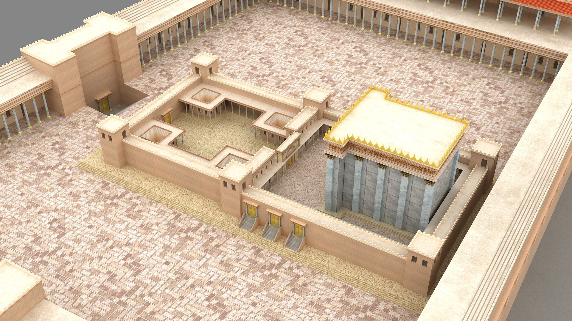 3D Solomon Second Temple - TurboSquid 2382202