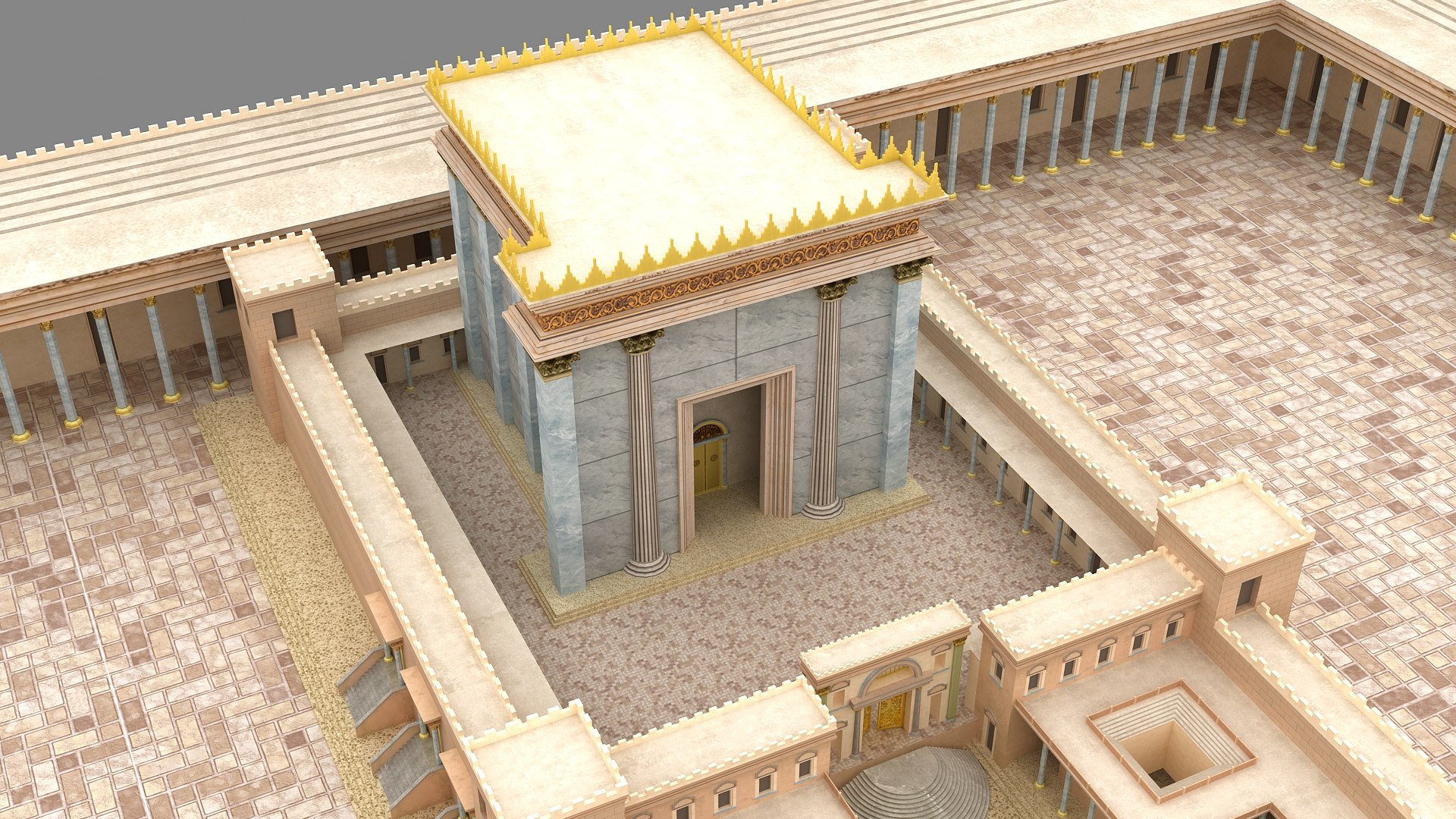 3D Solomon Second Temple - TurboSquid 2382202