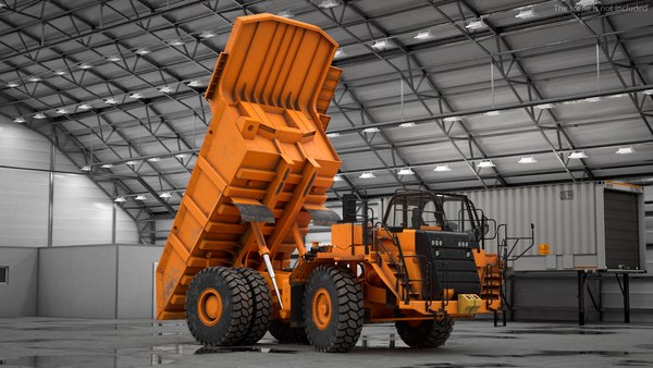 Off Highway Dump Truck Dirty Rigged 3D model - TurboSquid 1859421