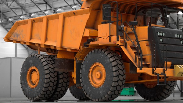 Off Highway Dump Truck Dirty Rigged 3D model - TurboSquid 1859421