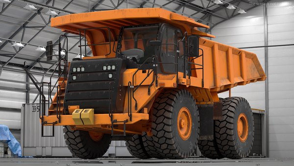 Off Highway Dump Truck Dirty Rigged 3D model - TurboSquid 1859421