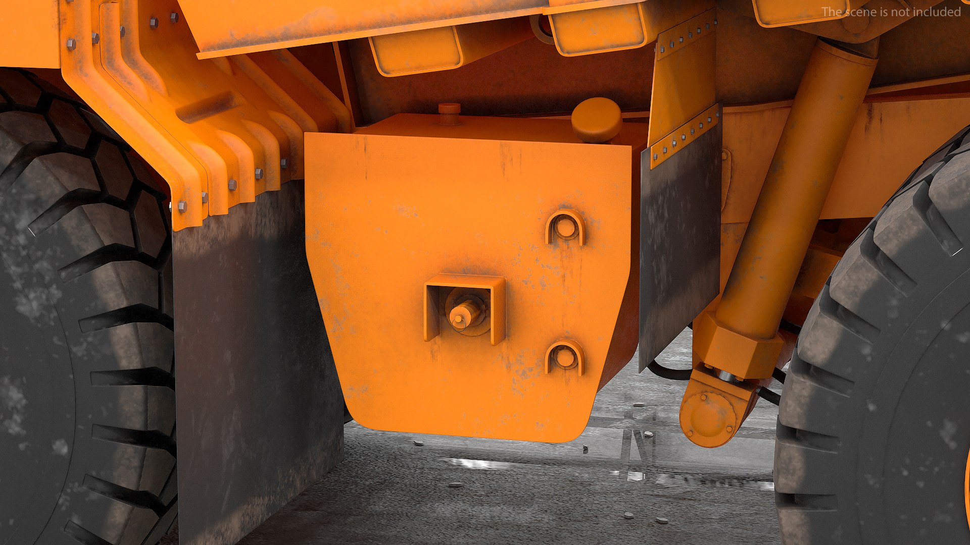 Off Highway Dump Truck Dirty Rigged 3D Model - TurboSquid 1859421