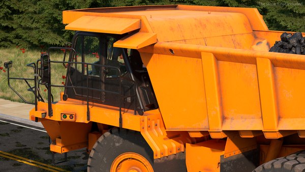 Off Highway Dump Truck Dirty Rigged 3D model - TurboSquid 1859421
