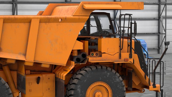 Off Highway Dump Truck Dirty Rigged 3D model - TurboSquid 1859421