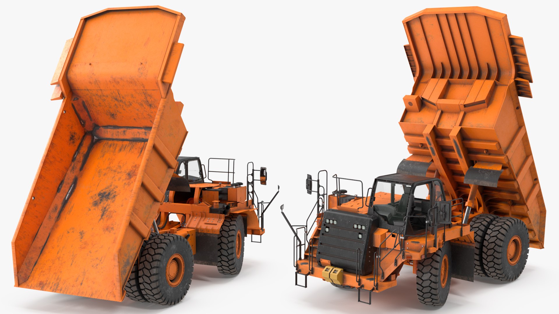 Off Highway Dump Truck Dirty Rigged 3D Model - TurboSquid 1859421