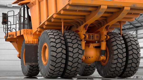 Off Highway Dump Truck Dirty Rigged 3D model - TurboSquid 1859421