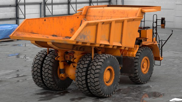 Off Highway Dump Truck Dirty Rigged 3D model - TurboSquid 1859421
