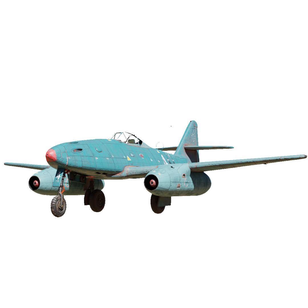 Messerschmitt Me 262 - 1944-1945 High poly model 3D model Modelo 3D ...