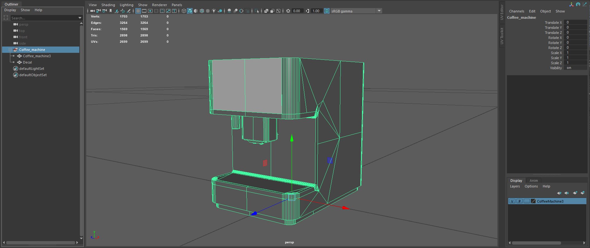 3D Coffee Machine 3 PBR Game Ready - TurboSquid 2396319