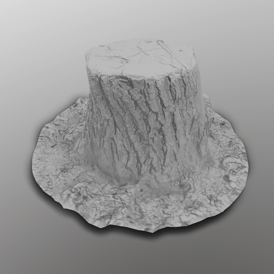 3D stump - TurboSquid 1450534