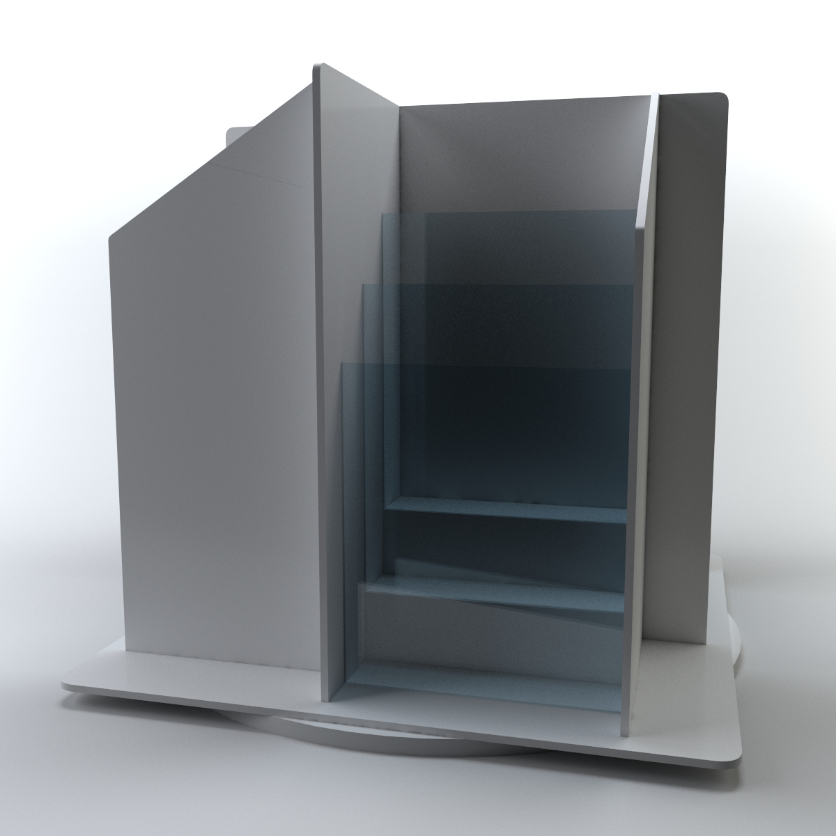 Brochure folder display stand 3D - TurboSquid 1248855