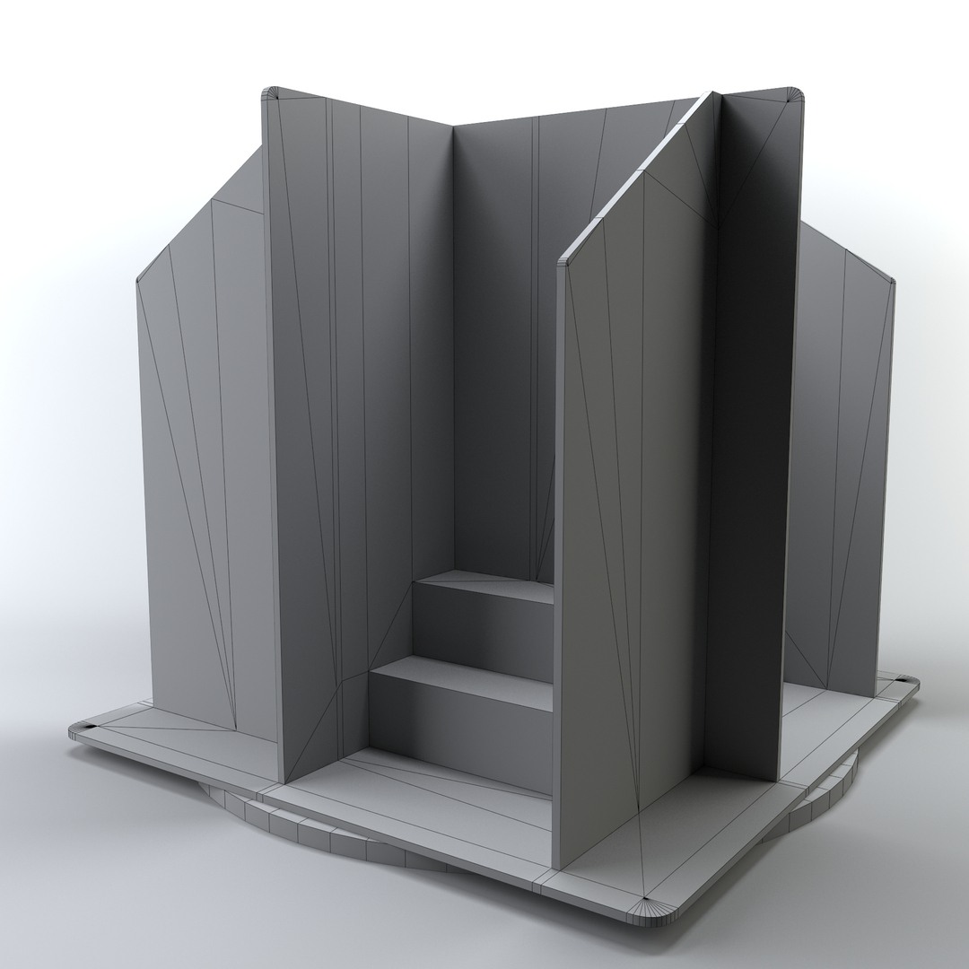 Brochure folder display stand 3D - TurboSquid 1248855