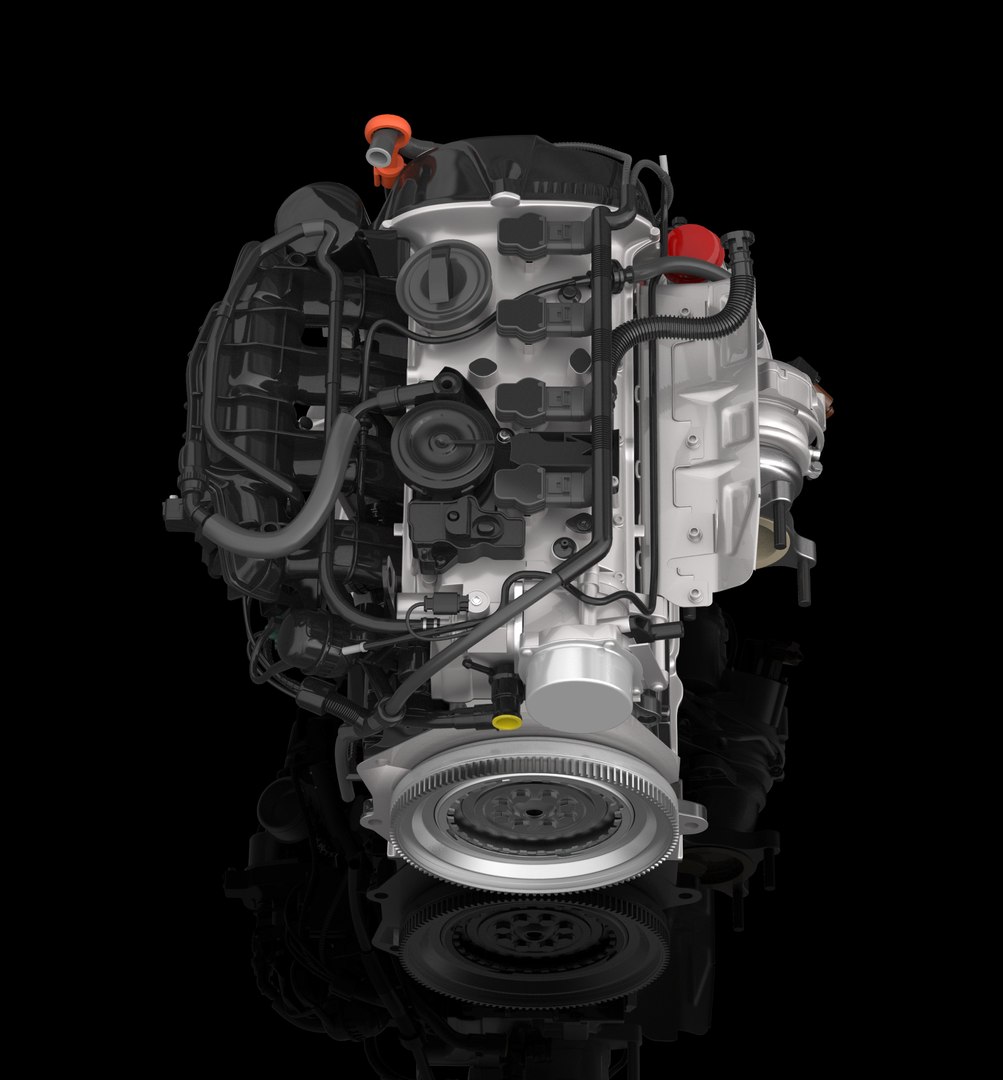 Engine Volkswagen New Magotan 3d Model
